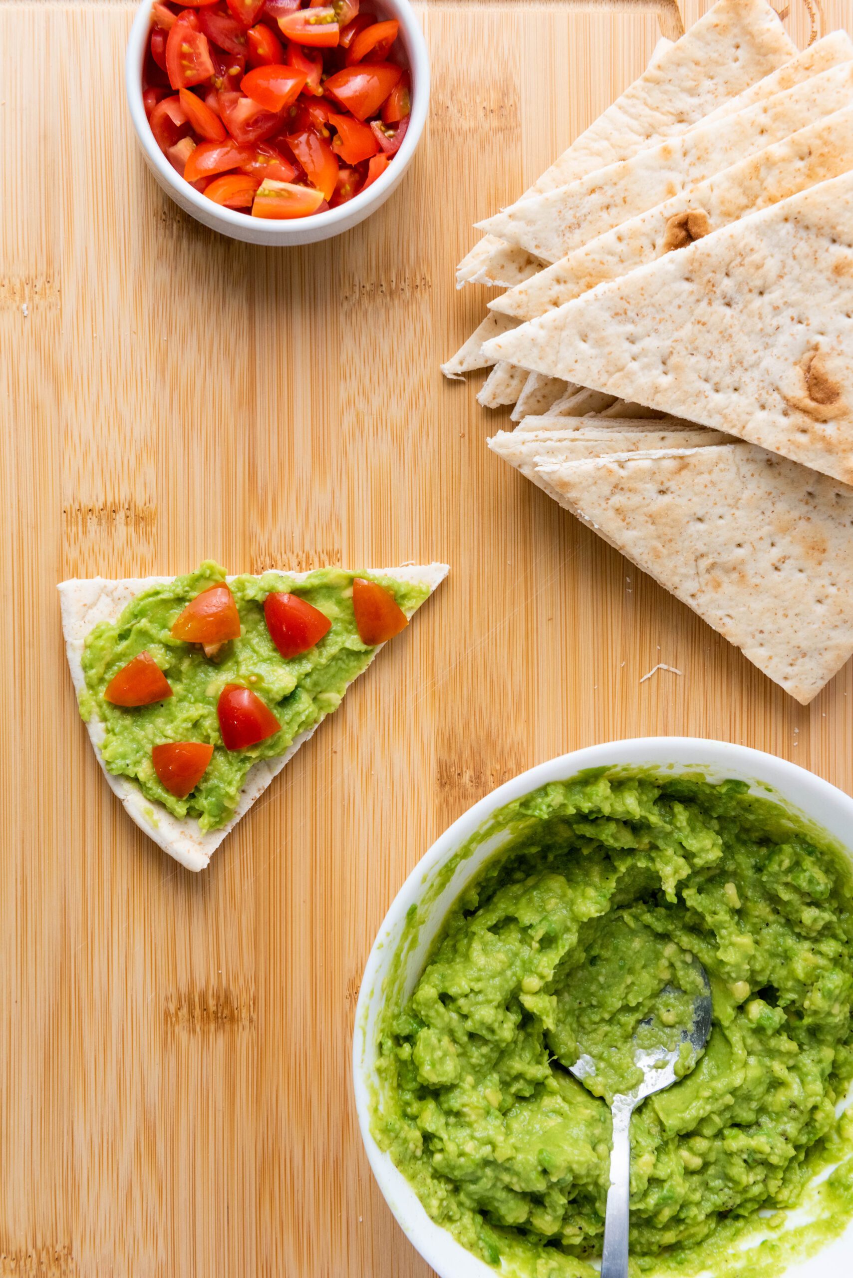 Festive Avocado Pita Tree Appetizers - Crazy For Couponing
