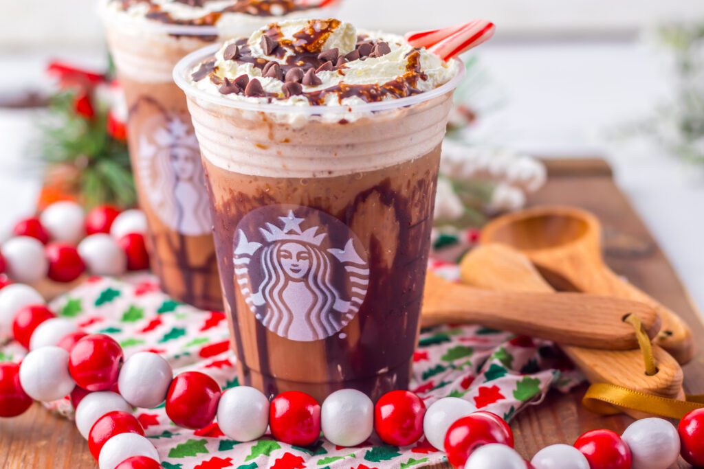 Copycat Starbucks Peppermint Mocha Frappuccino Recipe - Crazy For Couponing