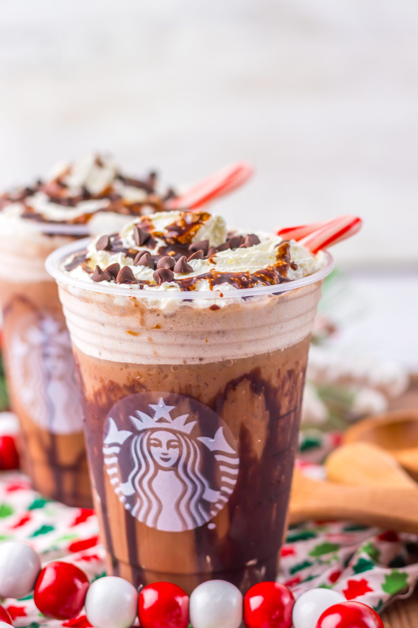 Copycat Starbucks Peppermint Mocha Frappuccino Recipe - Crazy For Couponing
