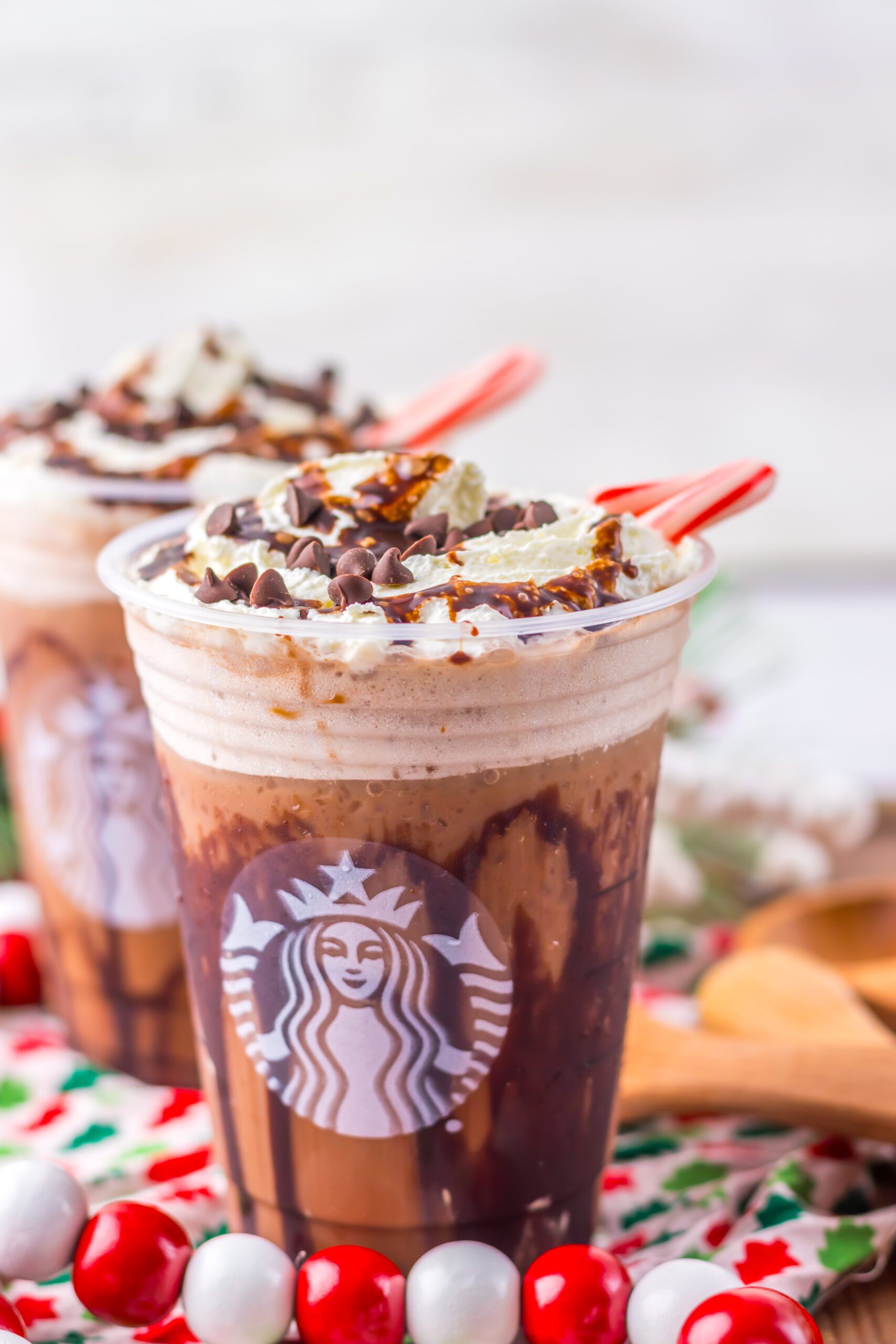 Copycat Starbucks Peppermint Mocha Frappuccino Recipe - Crazy For Couponing