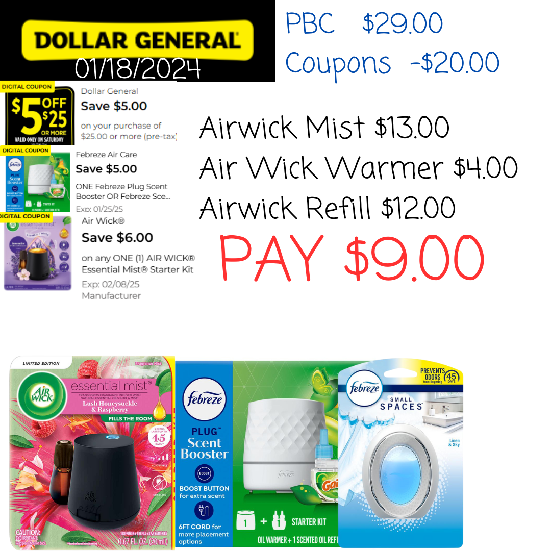 Dollar General Saturday $5.00 off $25.00 Instructions and Deals For ...