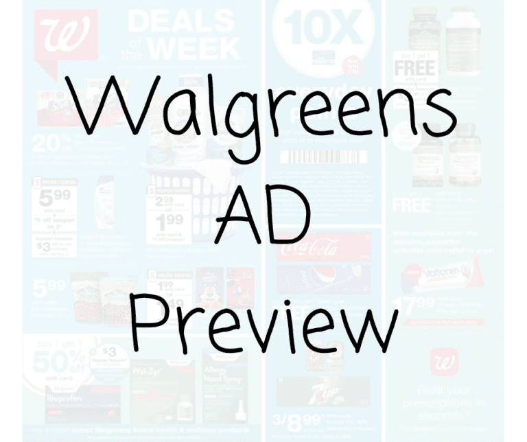 Walgreens Ad Preview: Top Deals for 01/12 - 01/18 - Crazy For Couponing