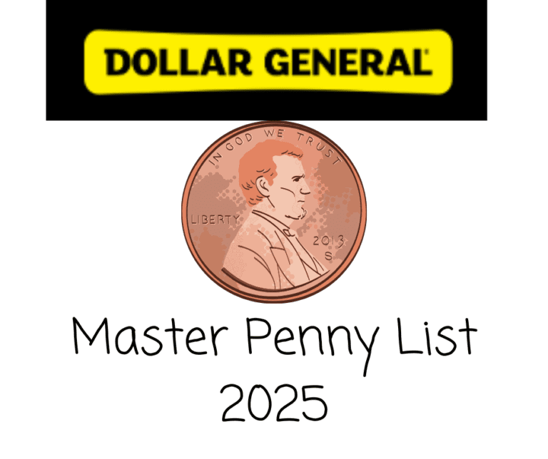 2025 Master Penny List For Dollar General - Crazy For Couponing