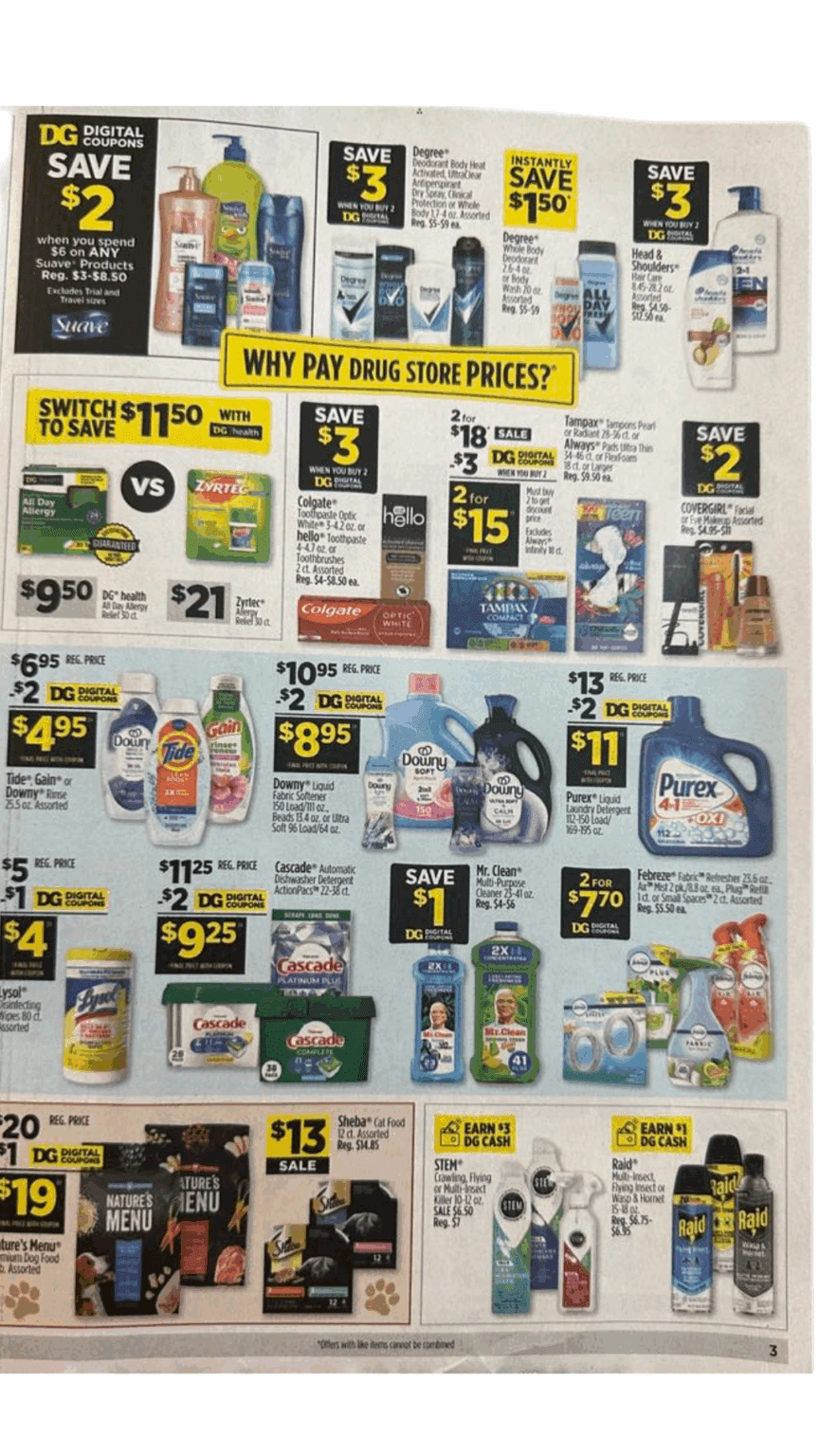 Dollar General Ad Scan July 06-July 12, 2025 (06/06-06/12) - Crazy For ...