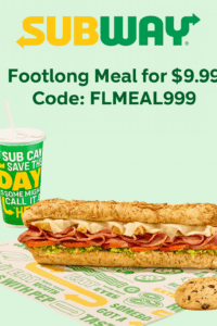 Subway Discount Codes You Should Not Miss - Crazy For Couponing